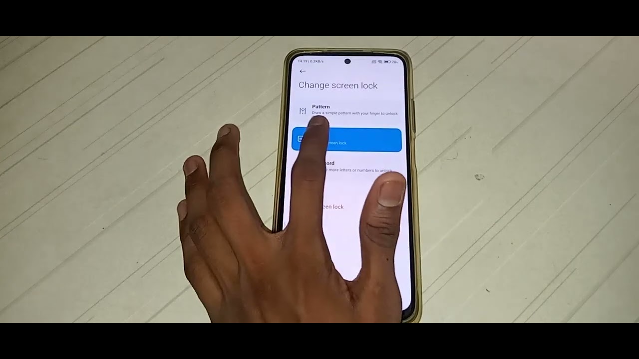 how to change screen lock Pin password in Redmi Note 10T 5G mobile ...
