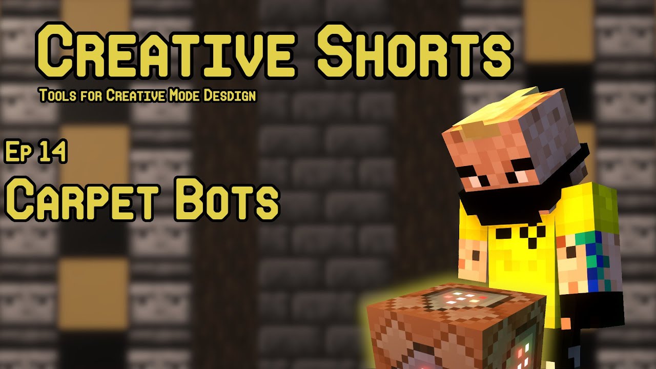 E14 Carpet Bots Minecraft Creative Tools - YouTube