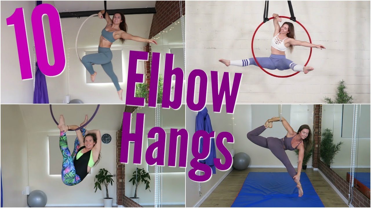 Aerial Hoop 10 Elbow Hangs | UNIQUE AERIALISTS - YouTube