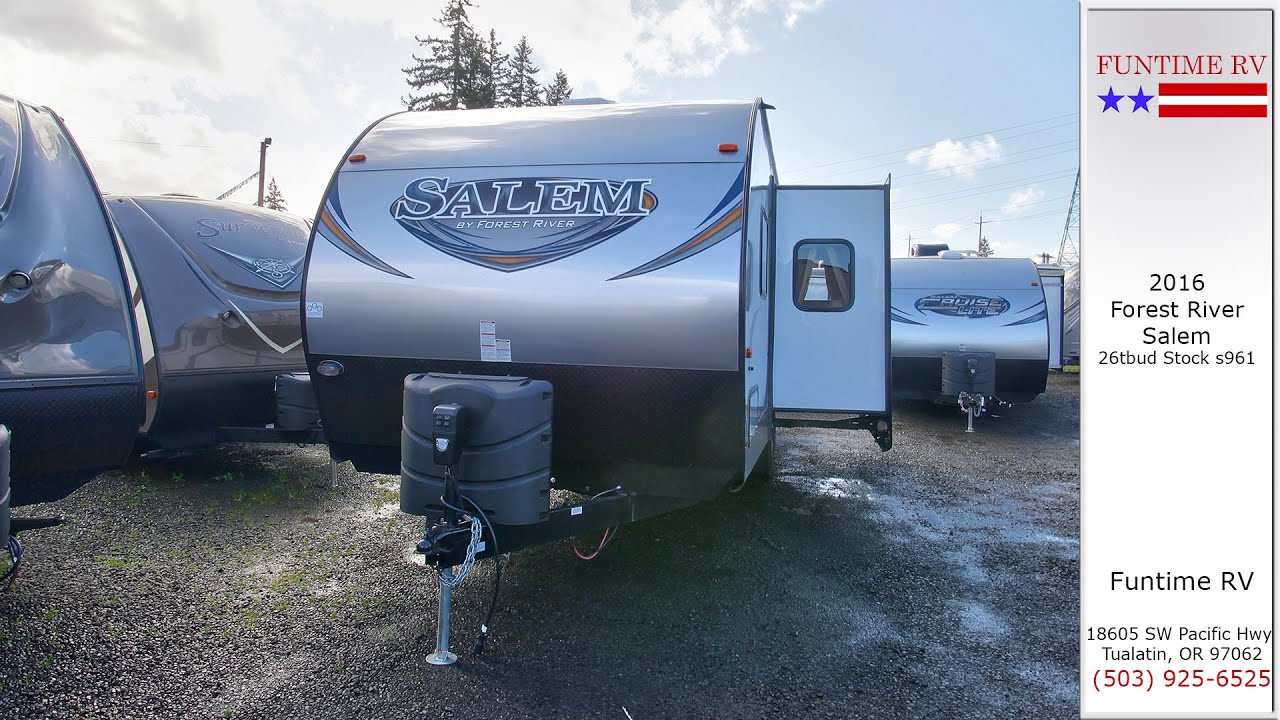 2016 Forest River Salem 26TBUD Travel Trailer For Sale near Portland ...