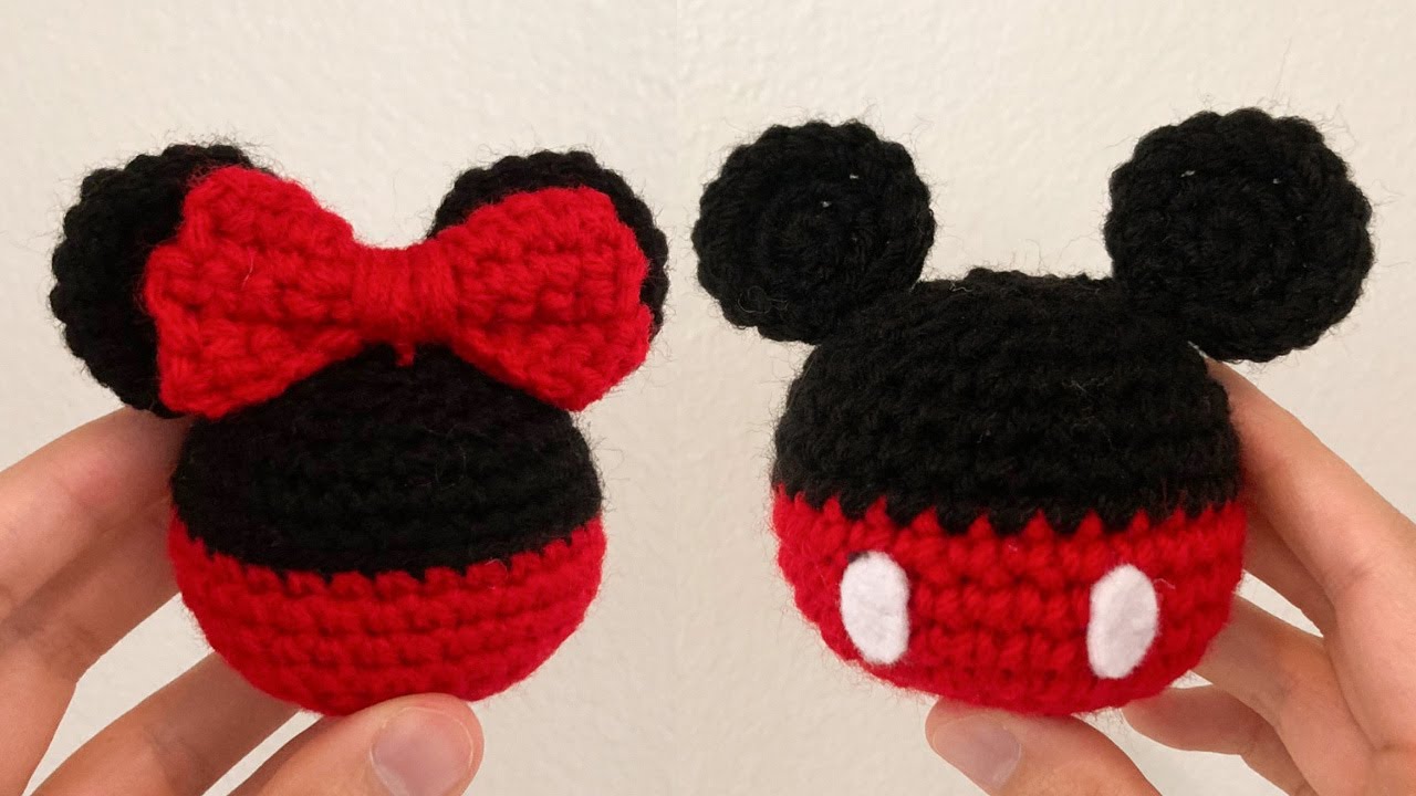 Crochet Mickey and Minnie Tutorial - YouTube