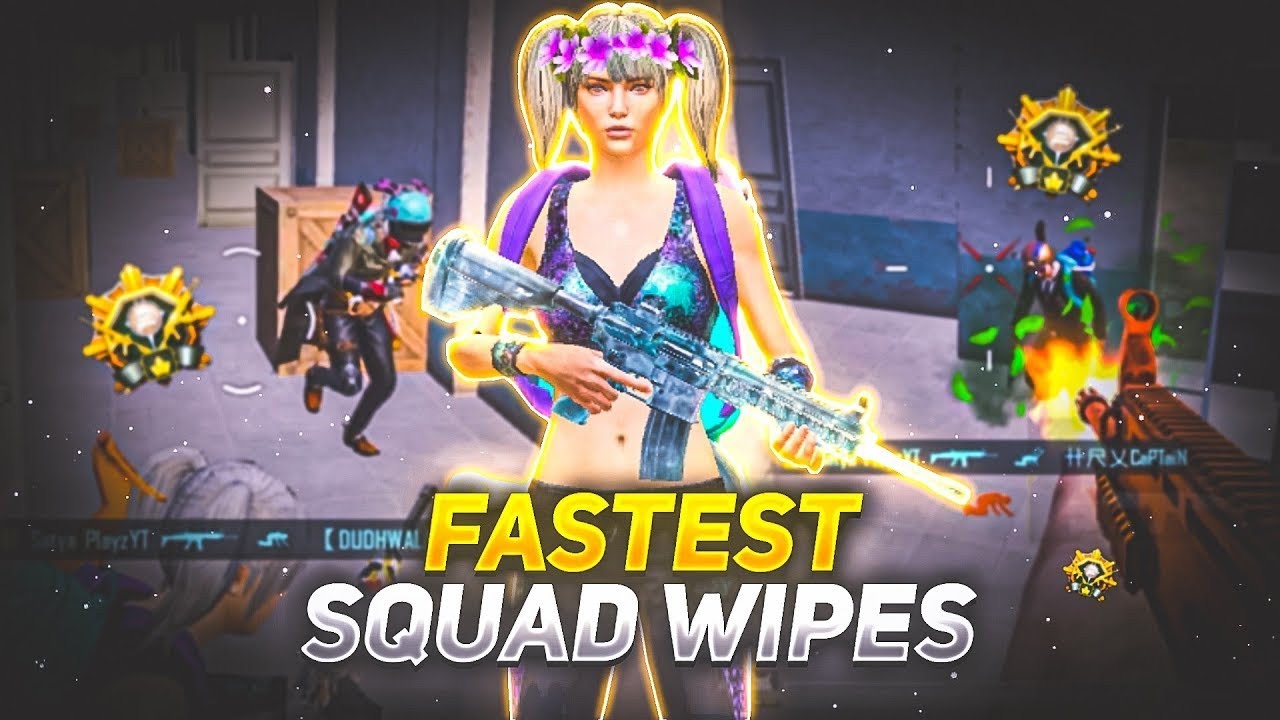 35% accuracy used fastest squad wipes | solo vs squad ace master lobby ...