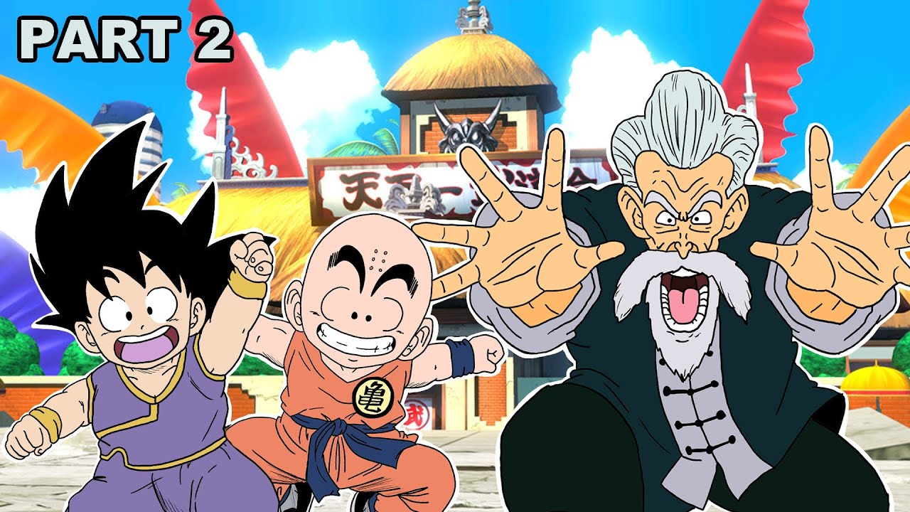 What if MASTER ROSHI Raised GOKU? [ Part 2 ] - YouTube