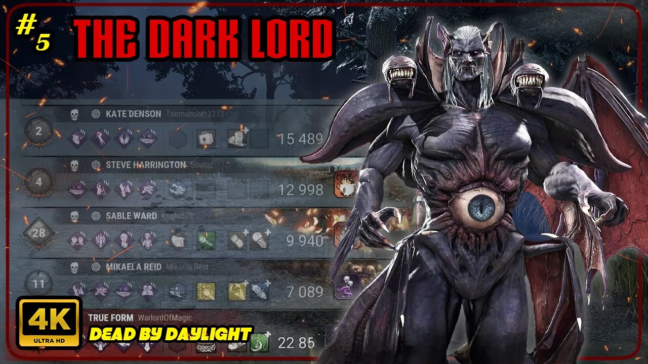 Dead By Daylight | Killer | The Dark Lord (True Form) Playthrough #5 ...
