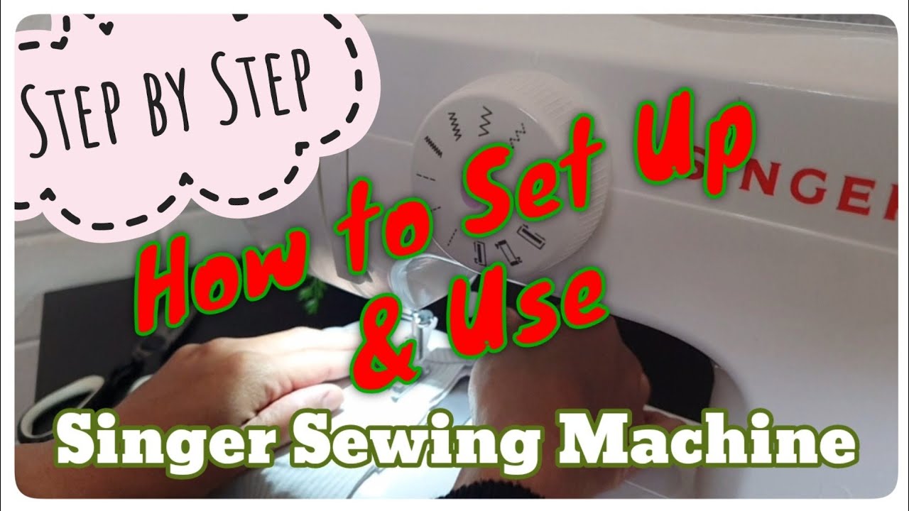 Step by Step: Set up & Use Sewing Machine (Singer 1306) - YouTube