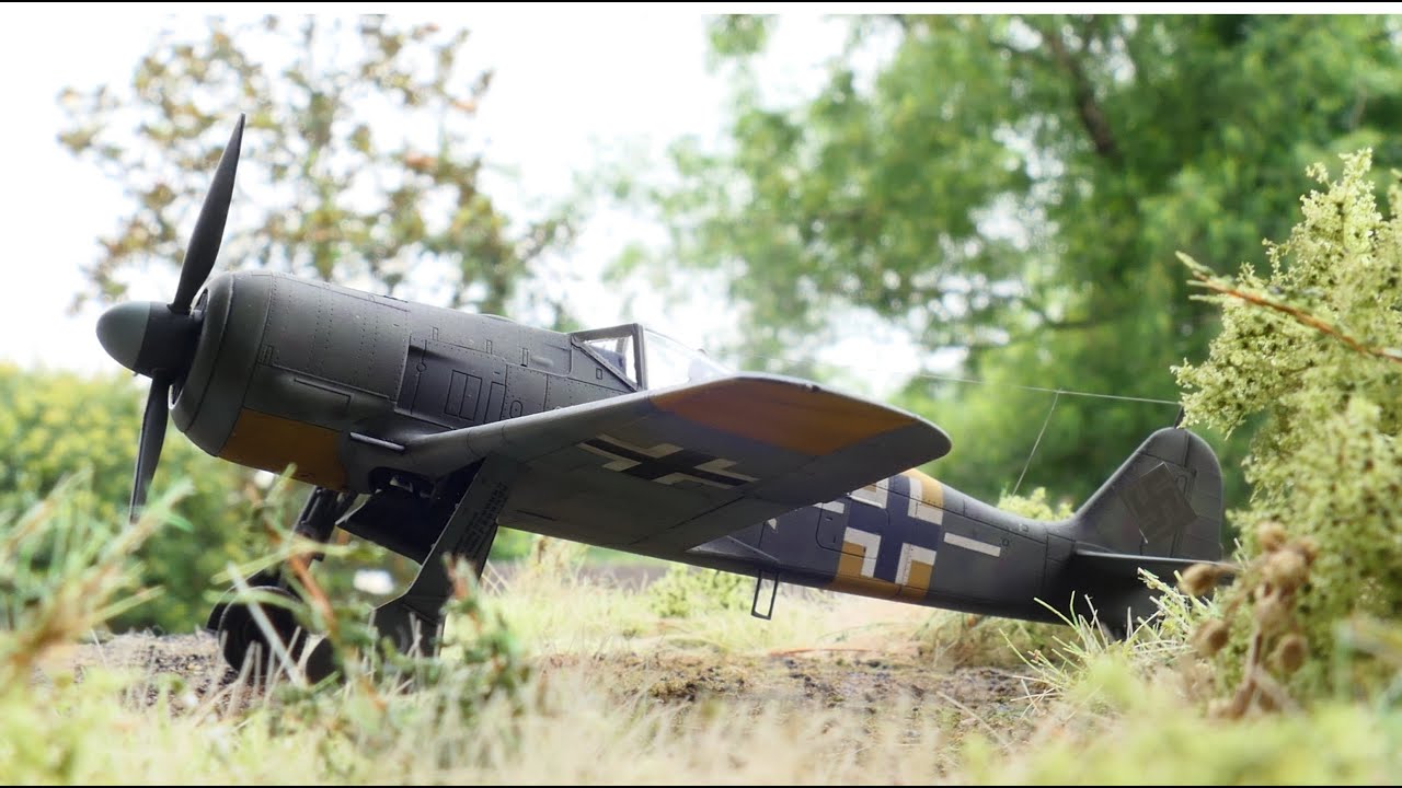 Focke Wulf - FW 190 A5 - 1:72 Scale Model - YouTube