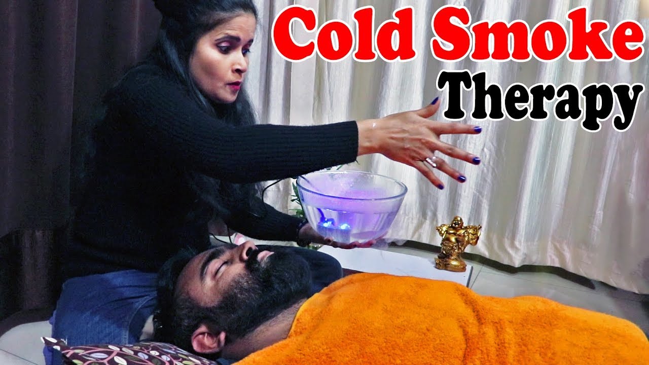 Cold smoke Head & neck massage sleep therapy by cosmic lady barber ...
