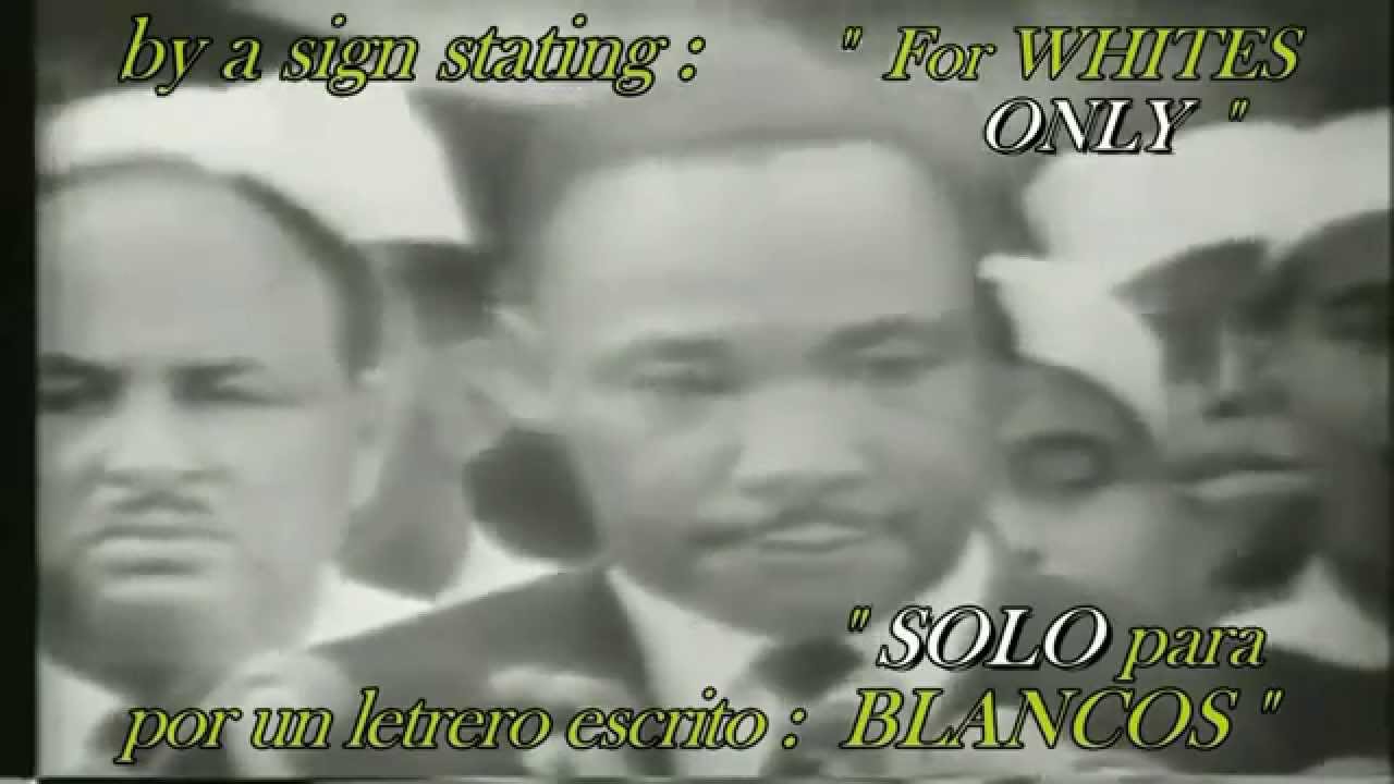 Discurso de Martin Luther King, I have a Dream, Yo tengo un Sueño mp4 ...