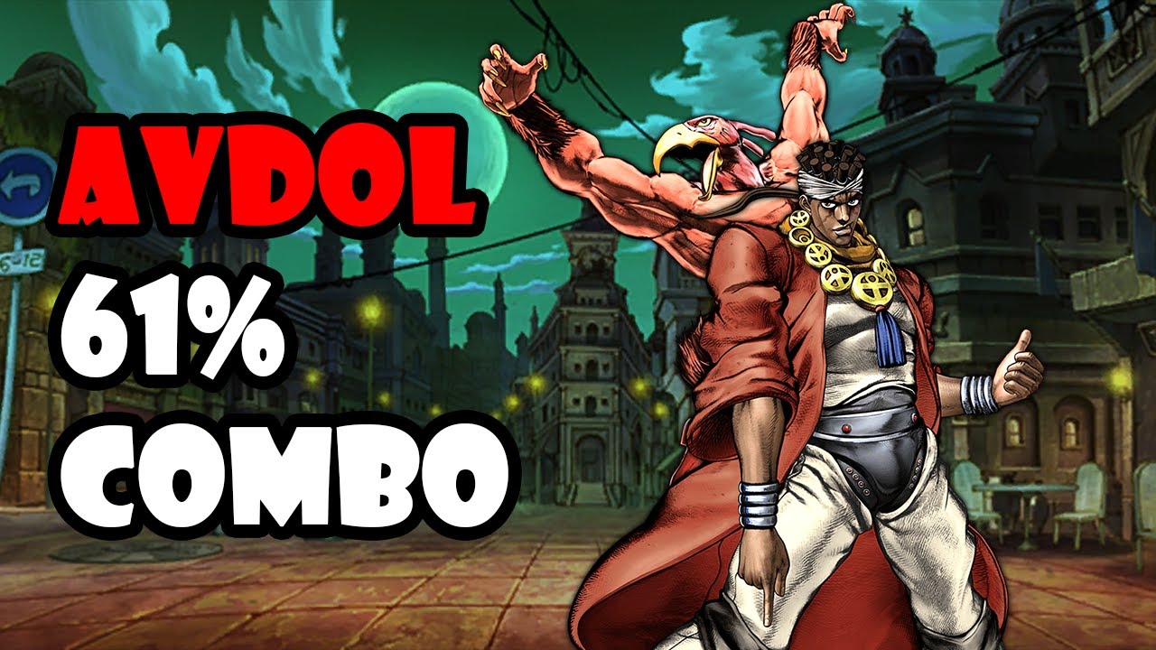 Avdol 61% GHA Combo | All-Star Battle R - YouTube