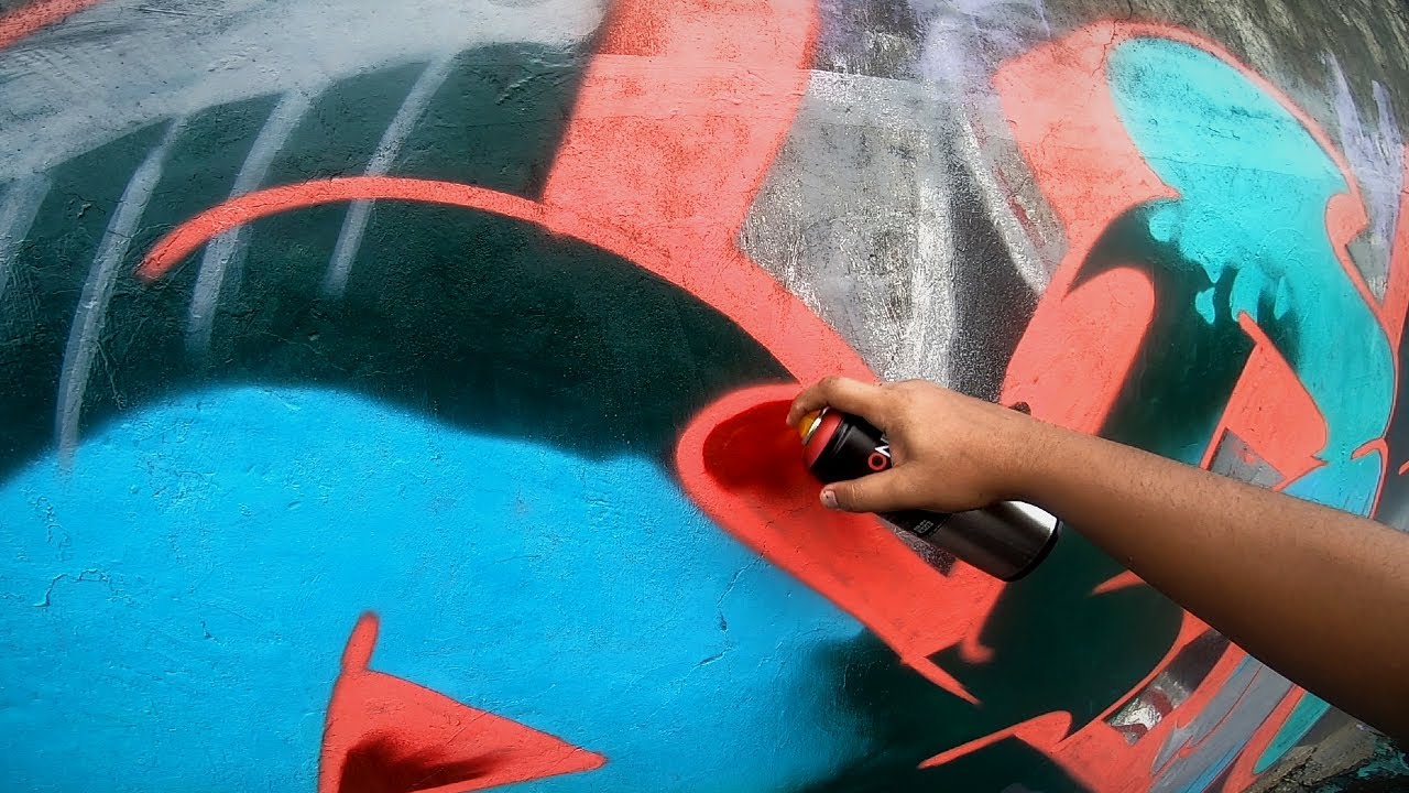 Tropical Color Graffiti - Pintahan - Kash Graffiti - YouTube