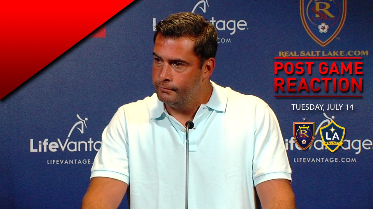 Real Salt Lake vs LA Galaxy, Postgame Press Conference with Jeff Cassar ...