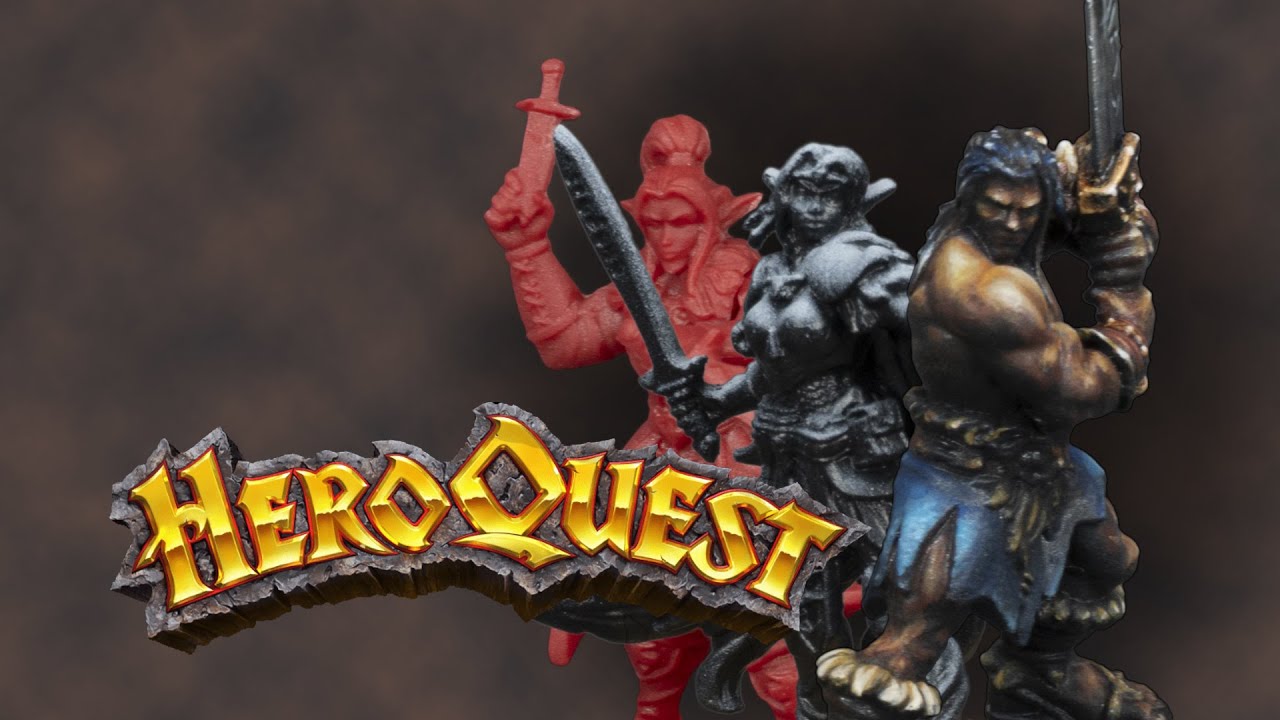 Painting the Hero Quest heroes - because board games need love too ...