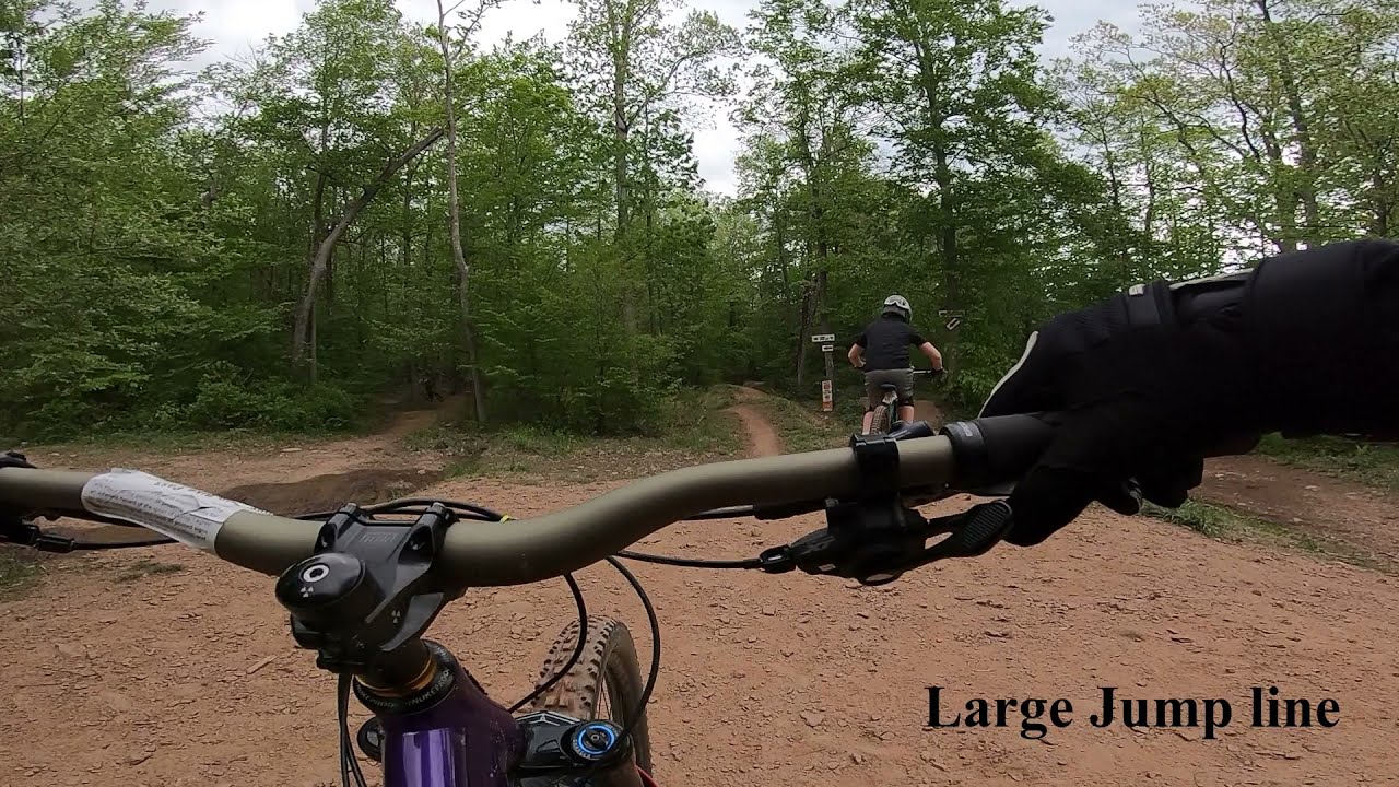 Powder Ridge bike park 2021 the jump lines ( except eagles landing )on ...