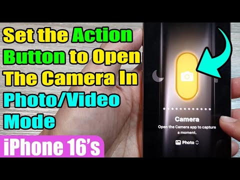 How to Set the Action Button to Open Camera in Photo or Video Mode on ...
