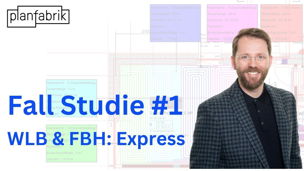 Fallstudie # 1 - Heizlast und FBH in Rekordzeit - YouTube