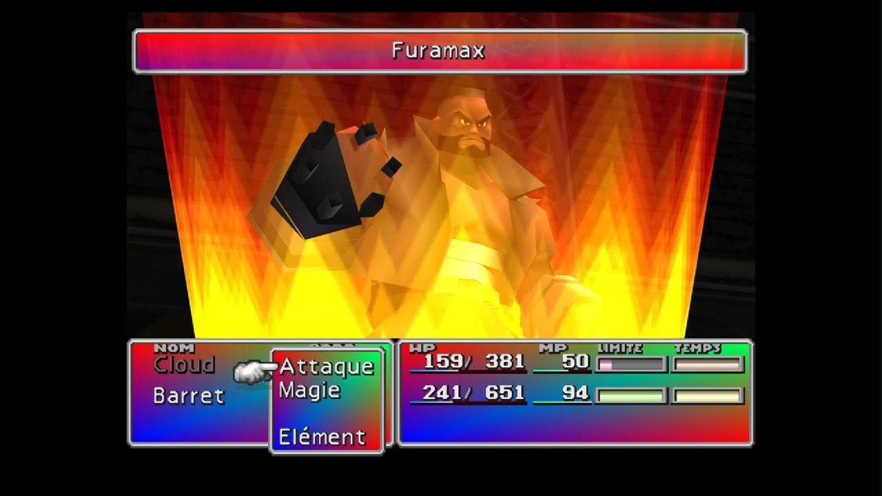 Final Fantasy VII - Furamax Ungarmax against Guard Scorpion - YouTube