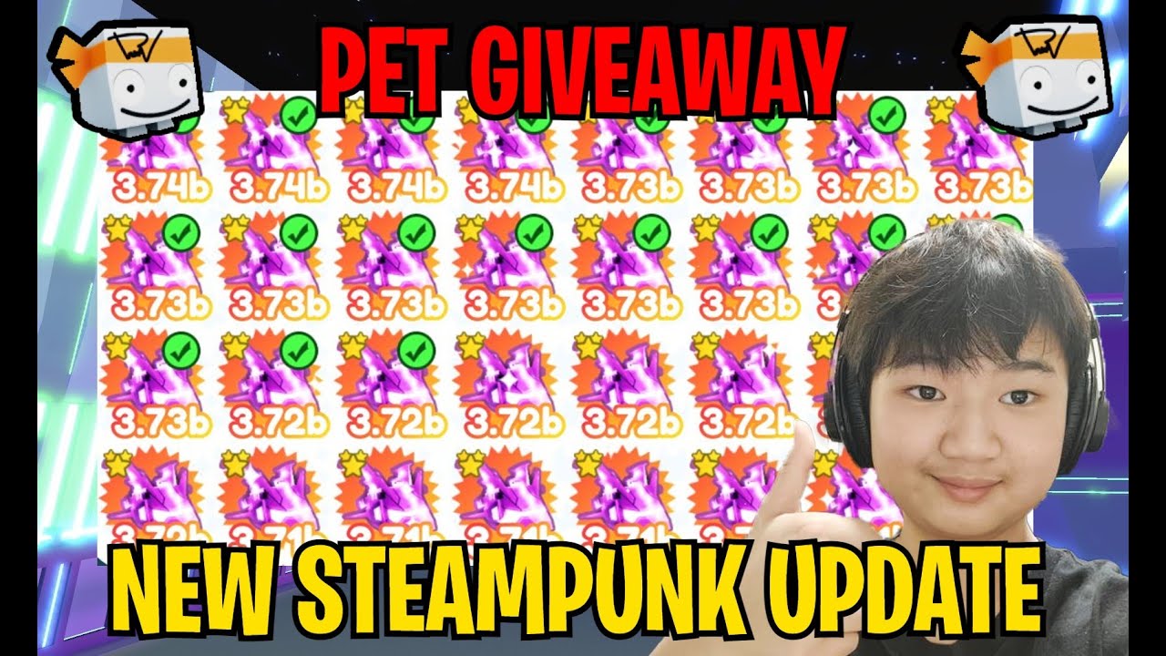 🔴PET SIM X LIVE - OP PET GIVEAWAY *MYTHICAL/SIGNATURE BIG MASKOT ...