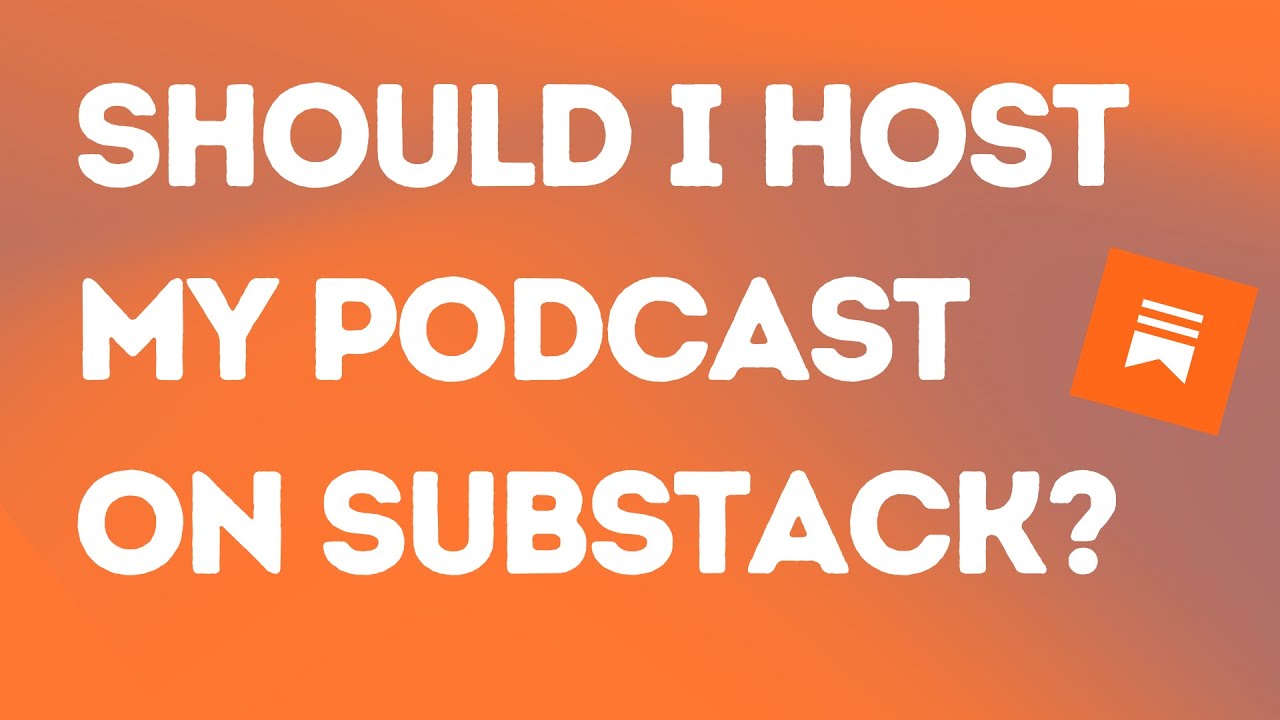 Should I host my podcast on Substack? - YouTube