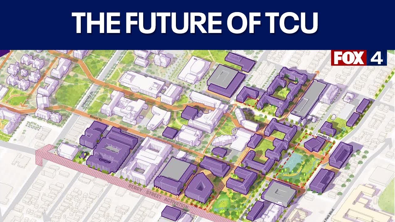 TCU gives a glimpse of campus expansion plan - YouTube