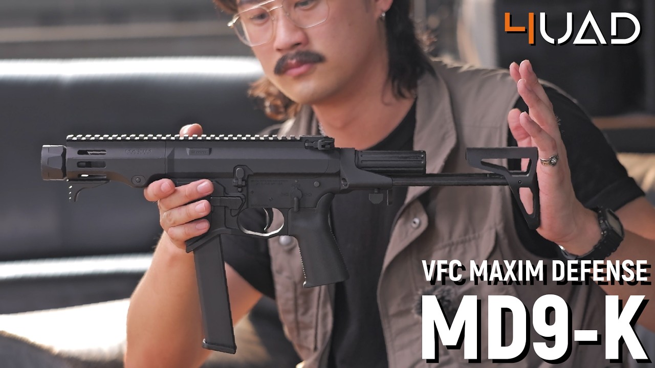 VFC Maxim Defense MD9K GBBR - YouTube