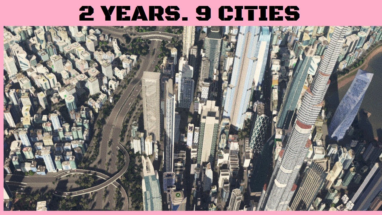 Cities I've Built in Cities: Skylines - YouTube