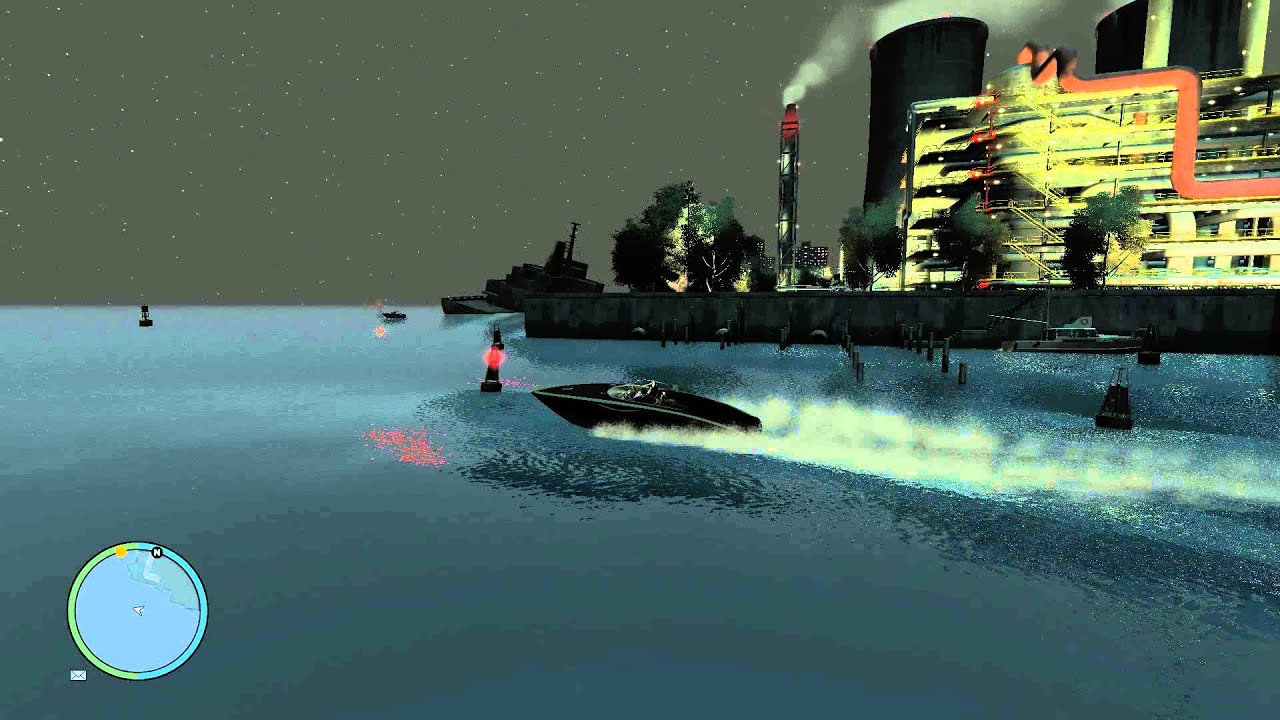 Grand Theft Auto 4 PC Gameplay 1080P Brucie's Boat Ride - YouTube