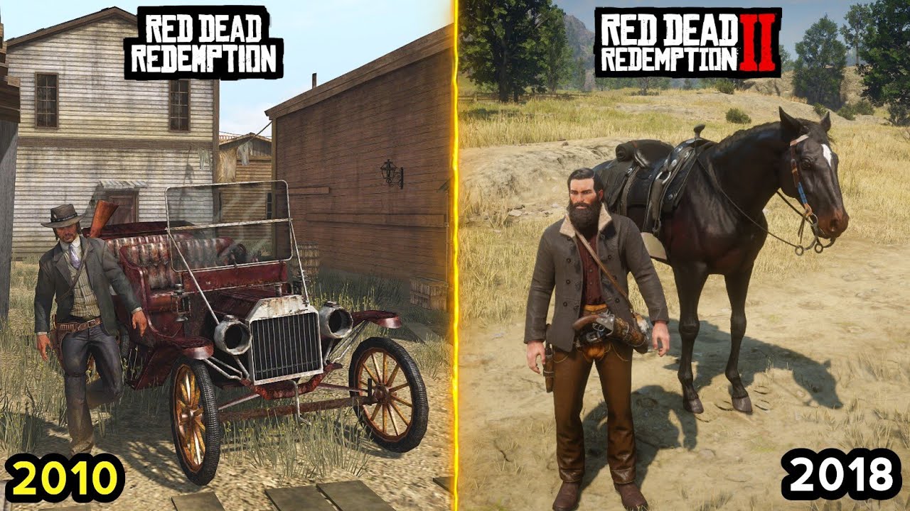 These two games are 8 years apart | RDR1 Vs RDR2 differences - YouTube