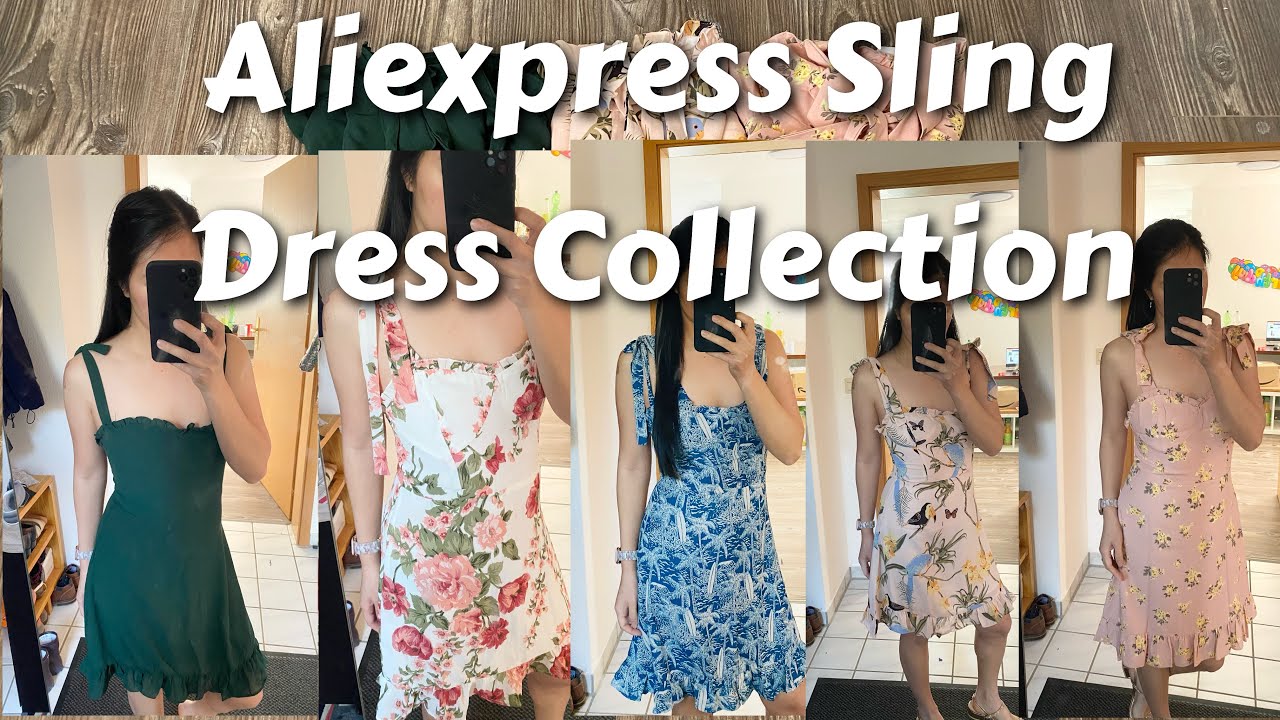 Aliexpress Summer Dress Haul | Try On #Summer dress from aliexpress # ...