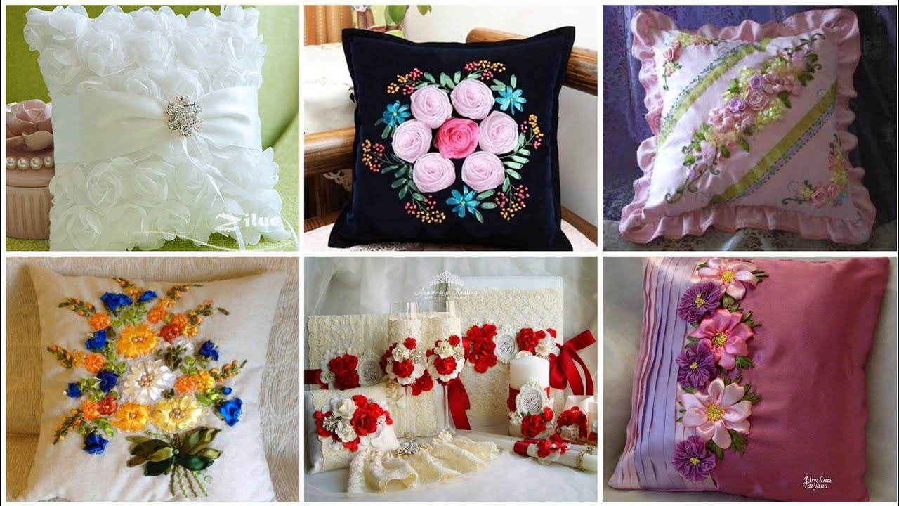 classy and luxury hand embroidered Fancy cushion designs patterns and ...