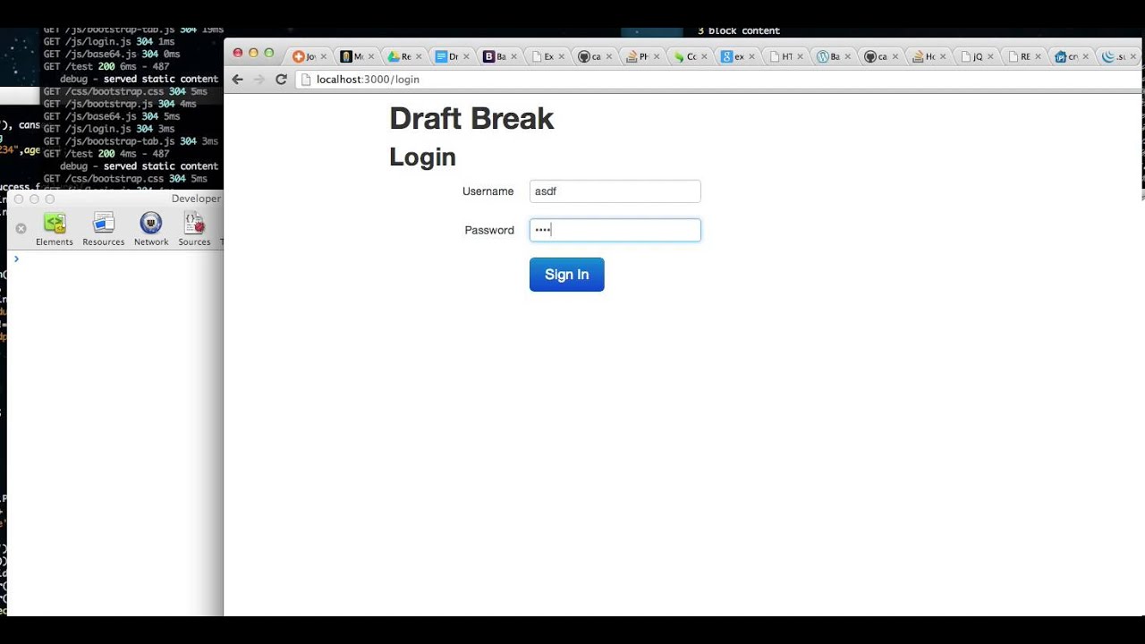 Basic User Auth - YouTube