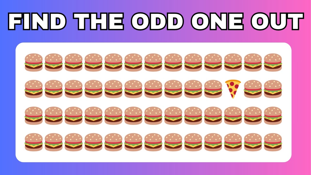 Can YOU Spot the Odd One🔍 | Find the Odd One Out - YouTube