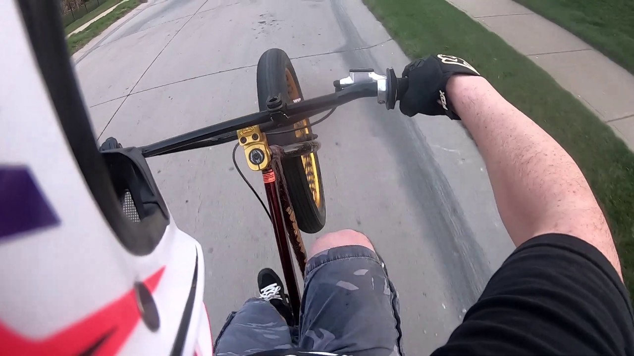 200 foot wheelie helmet cam - YouTube