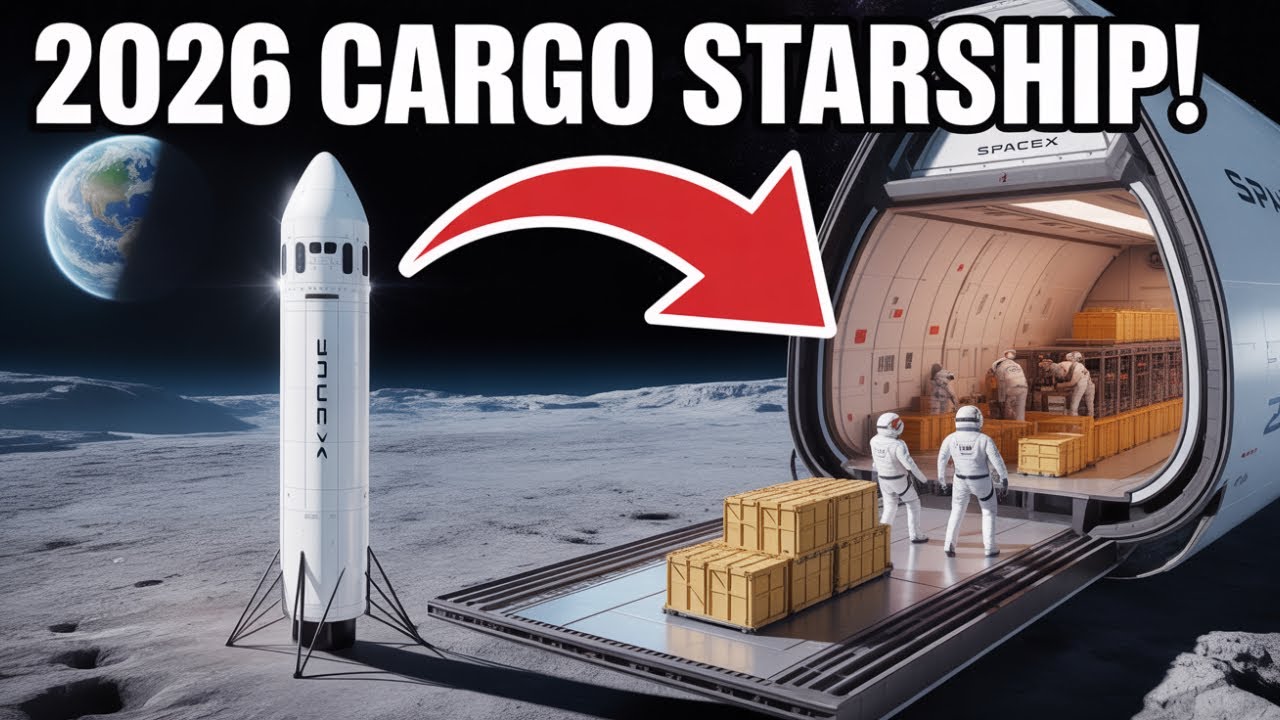 SpaceX Unveils Bold New Cargo Starship Design for Upcoming Lunar ...