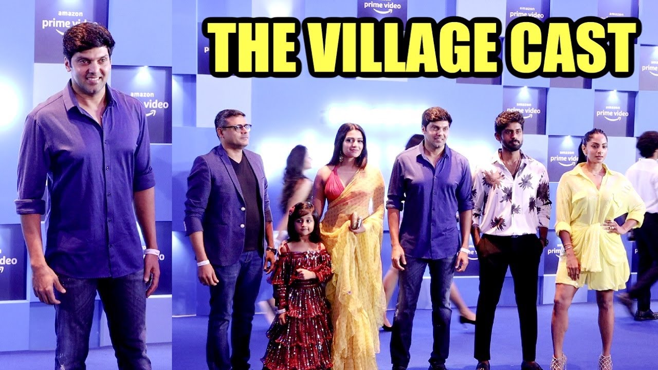 Ghajinikanth Movie Actor Arya With The Village Web Series Cast At ...
