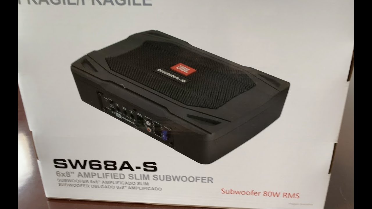 JBL SUBWOOFER SLIM 6X8 80RMS - INSTALAÇÃO NA HILUX - YouTube