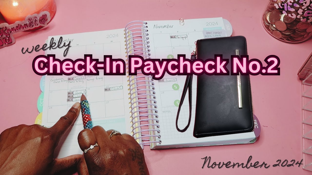 Paycheck #2 Weekly Check-In | Expense Tracking | November 2024 #cash ...