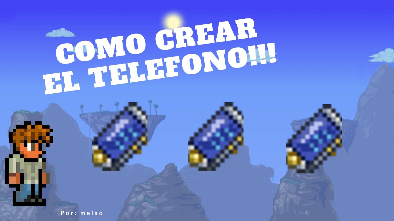 Como conseguir el TELEFONO Guia Terraria 1.4 - YouTube
