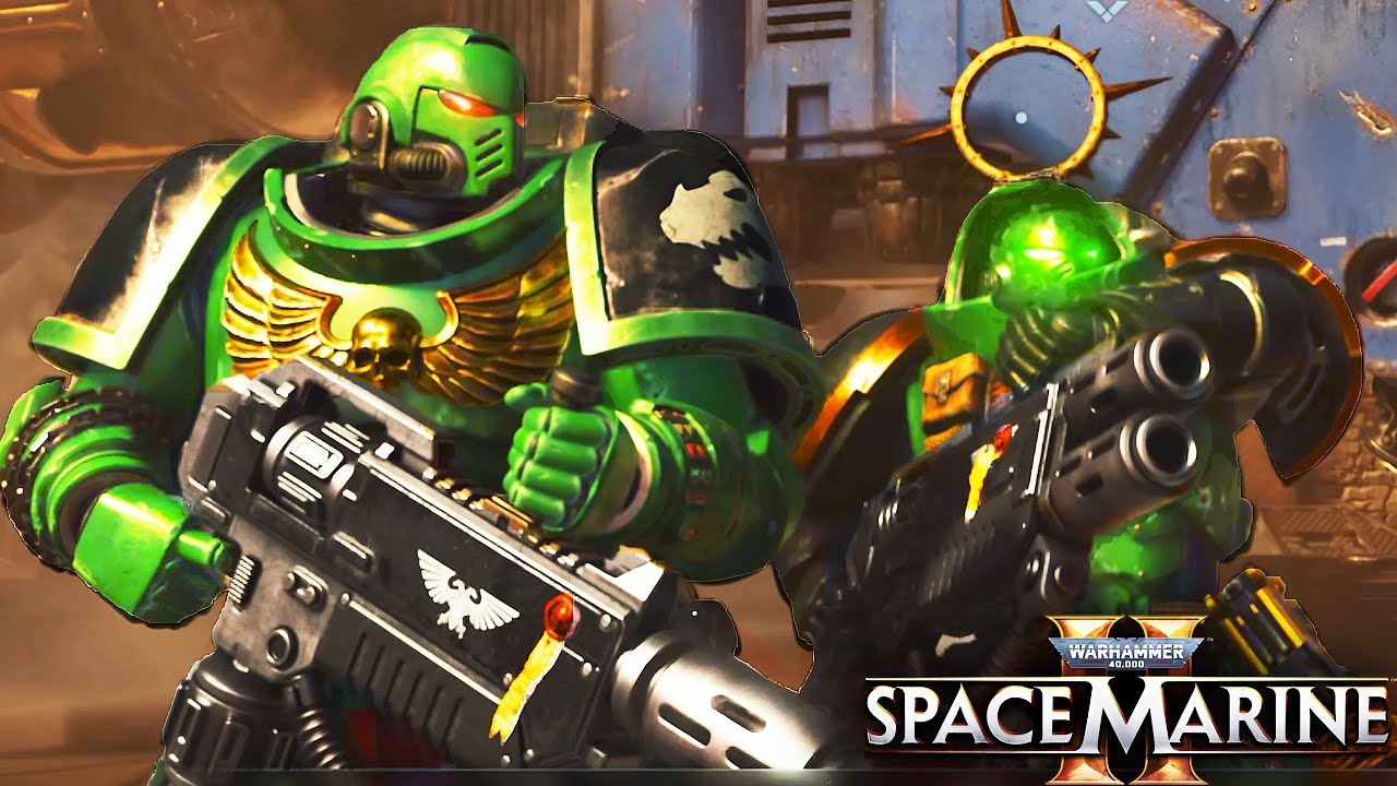 MELTA RIFLE GAMEPLAY: 3 Salamanders vs Tyranids - Warhammer 40k: Space ...