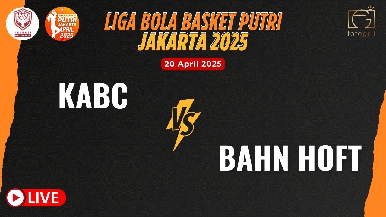 [LIGA PUTRI JAKARTA 2025] KABC VS BANHOFT - KU (19-23) PUTRI - YouTube