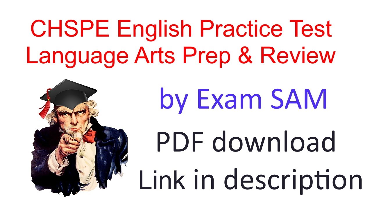 CHSPE English Practice Test: Language Arts Preparation and Review - YouTube