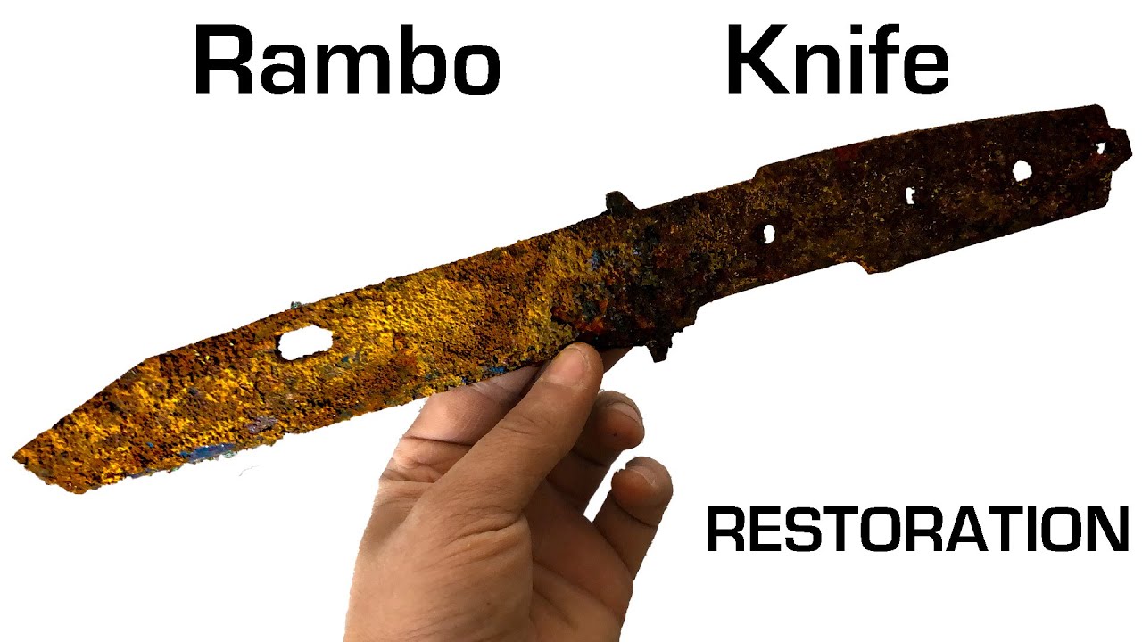 WOW! See What This Rusty Rambo Knife Becomes After This Restoration ...