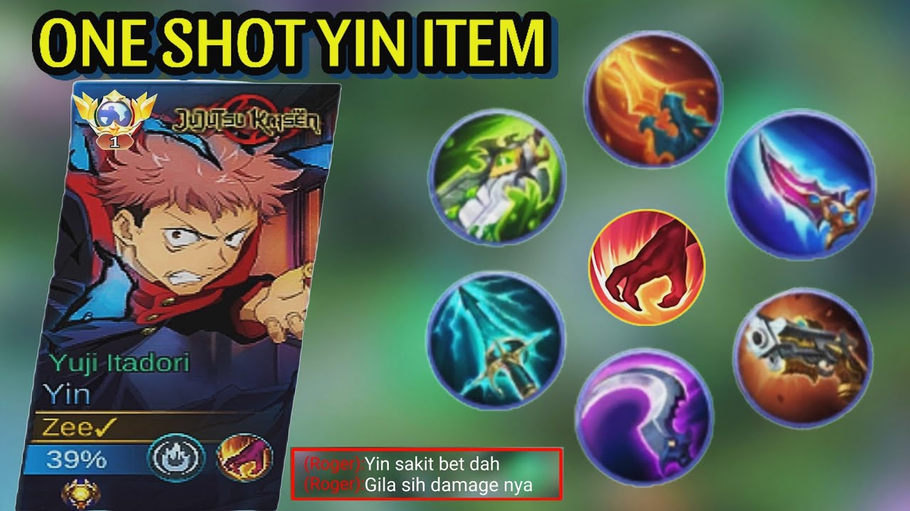 BUILD TERBARU YIN HYPER (solo rank gameplay).!! ONE SHOT ONE KIL ...