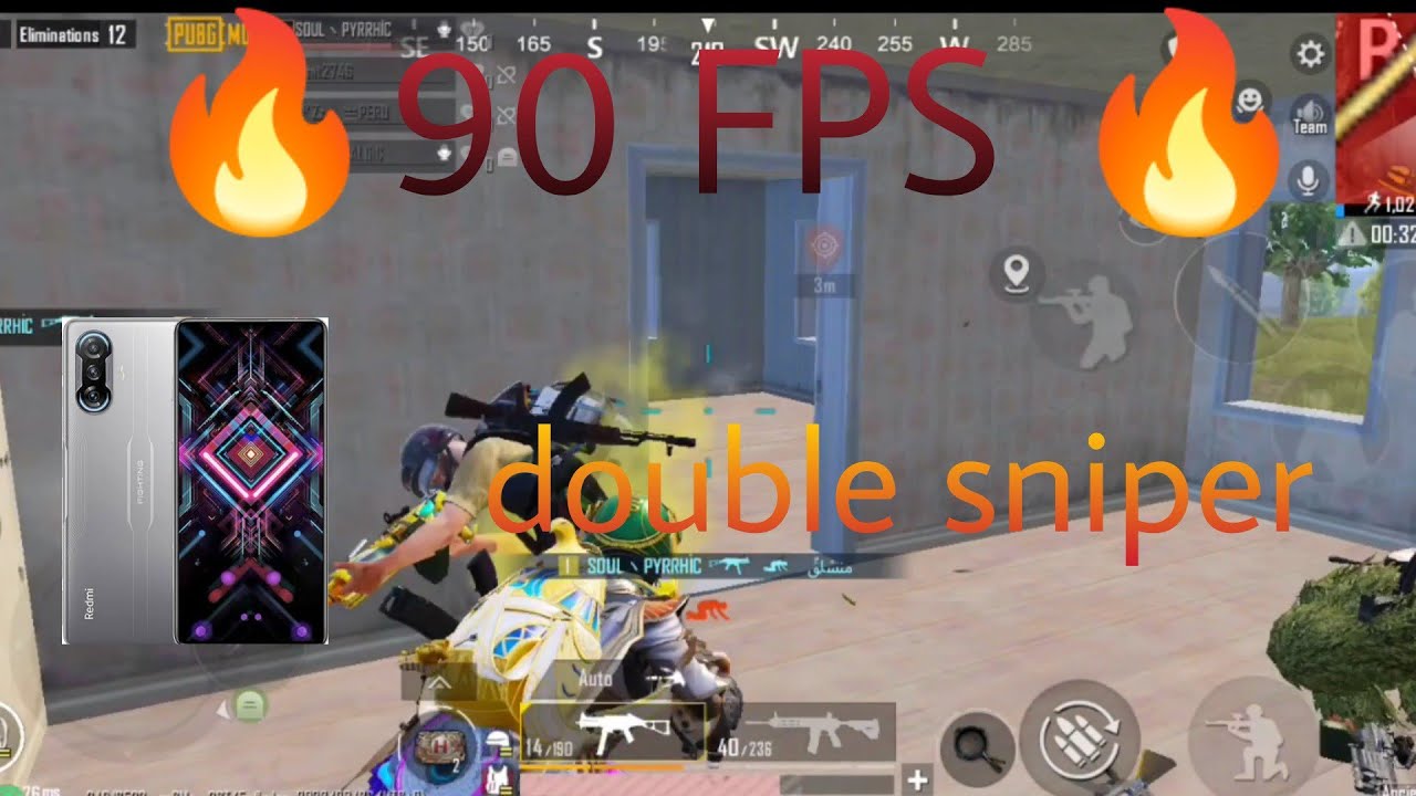 K40 GAMİNG 90 FPS ACE RANK DUAL SNIPER CLEAN 1V4 PUBG MOBİLE - YouTube
