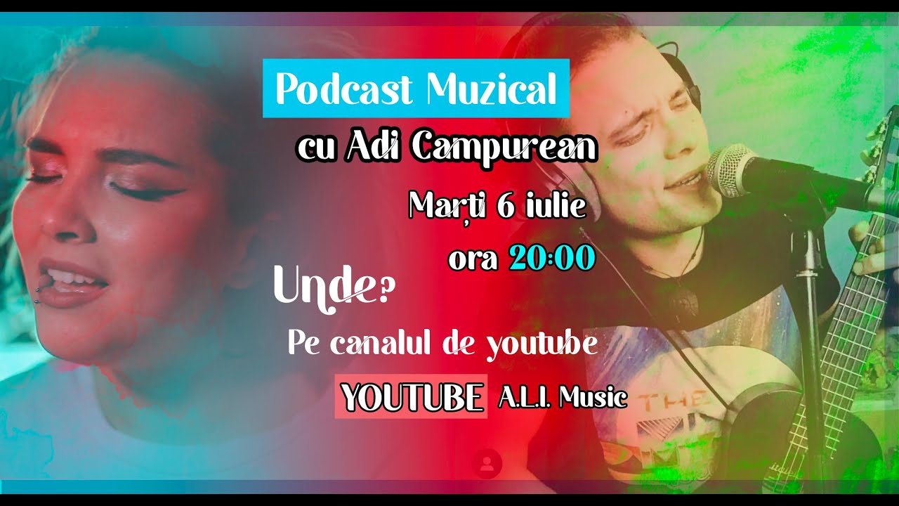 A.L.I. (Alina Statie) ♥️ Podcast muzical ONLINE cu invitati: ADI ...