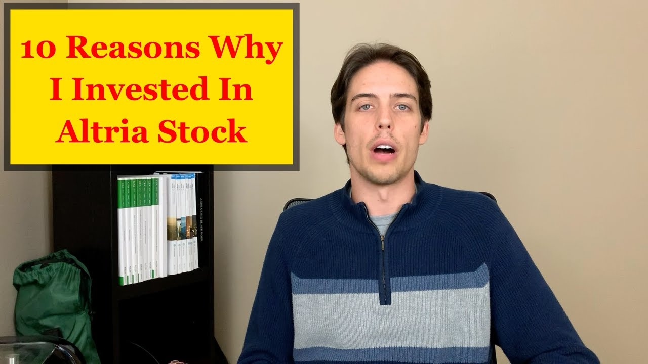 New Investment in Altria Stock - Makes Up 10% of My Portfolio - YouTube