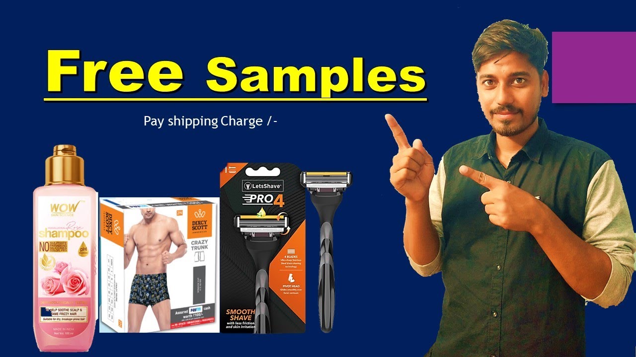 {4 FREE Sample}Free Razor + Shampoo + innerwear sample order FREE of ...