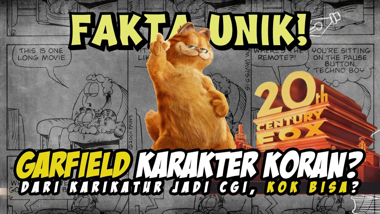 Fakta Unik Garfield: Dari Komik Strip hingga Film Live Action - YouTube