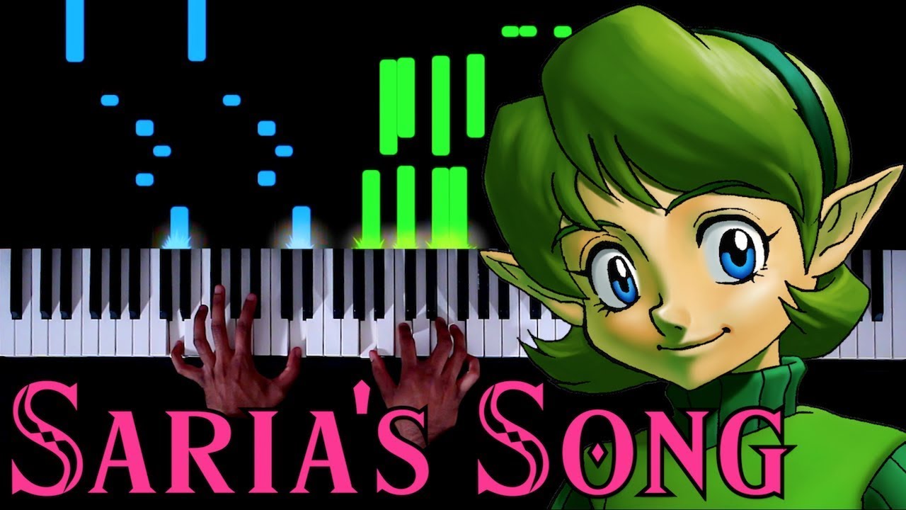 The Legend of Zelda - Saria's Song / Lost Woods - Jazz Piano|Synthesia ...