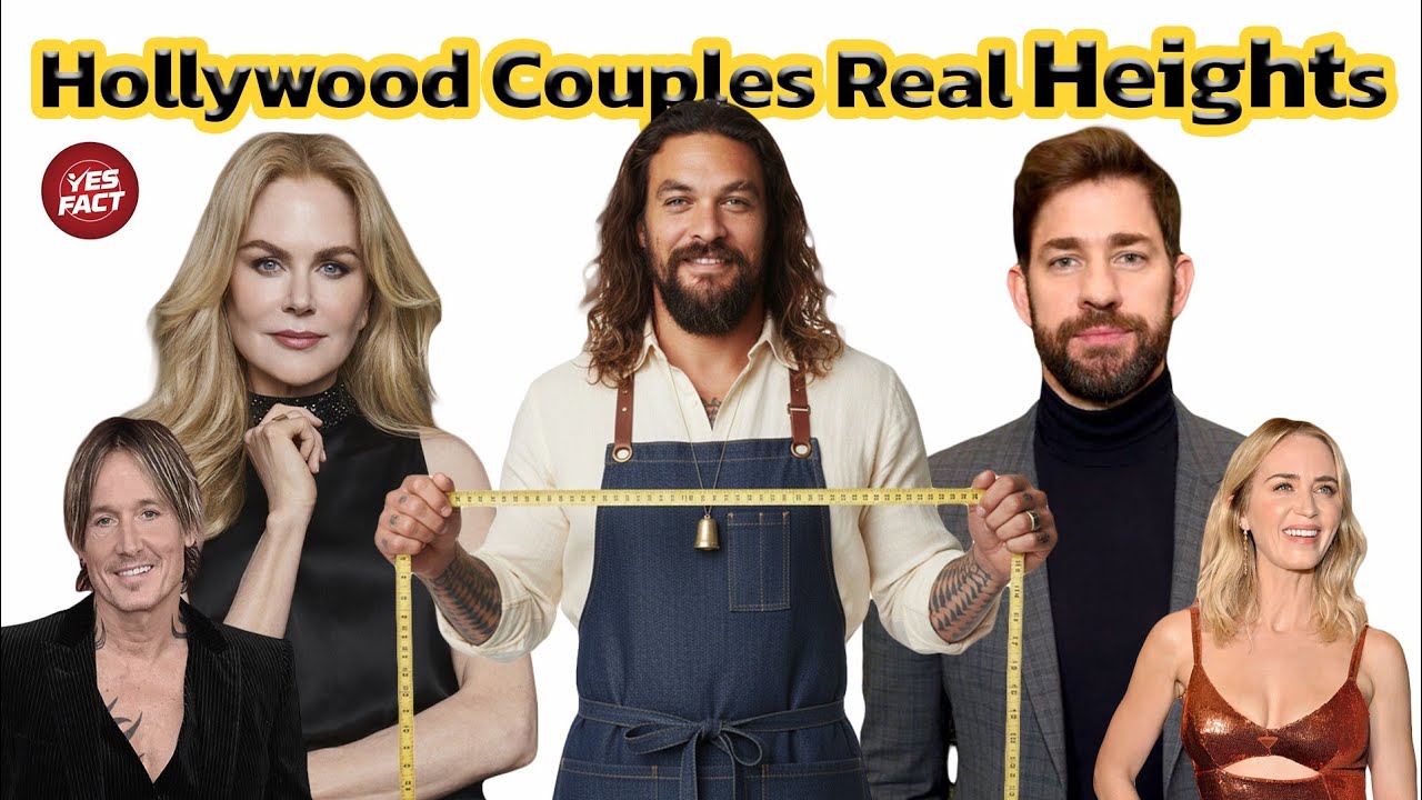 Hollywood Couples Real Heights - YouTube