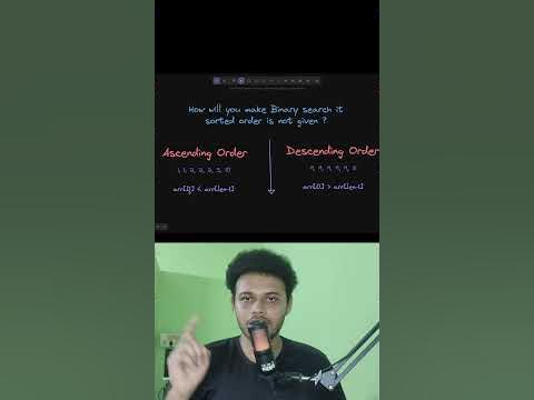 Order Agnostic Binary Search Explained - YouTube